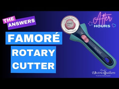Famoré 45mm Rotary Cutter - Linda's Electric Quilters