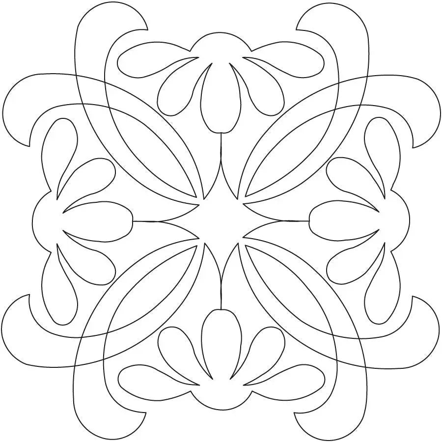 Daisy Ballet Block - Linda's Electric Quilters